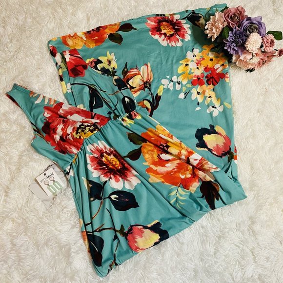 P.S. Kate | Dresses | Floral Maxi Dressmint | Poshmark